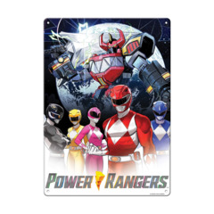 Power Rangers Metal Sign - Toys, Movies & More - Ata-Boy - Noble Knight ...