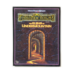 Ruins of Undermountain, The (1st Printing) - Forgotten Realms - TSR ...