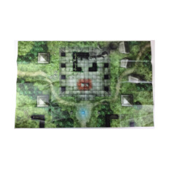 Dwarven Outpost/Jungle Temple Battlemat - D&D Mini Dungeons of Dread ...