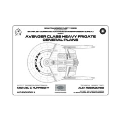 Avenger Class Heavy Frigate General Plans - Ship Schematic - Lawrence ...