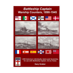 Battleship Captain Warship Counters, 1890-1945 - Wargame - Minden Games ...