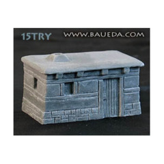 Mycenaean Small House - Terrain 15mm - Baueda Wargames - Noble Knight Games