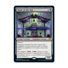 Blade of the Oni (MR) - Kamigawa Neon Dynasty - Wizards of the Coast ...