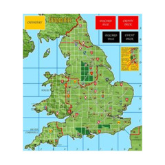 Kingmaker 2nd Edition - Re-Engineered Map - Wargame - Camelot Games ...