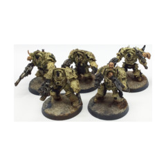 Death Guard Terminators #1 - 40k Chaos Mini Loose - Forge World - Noble ...