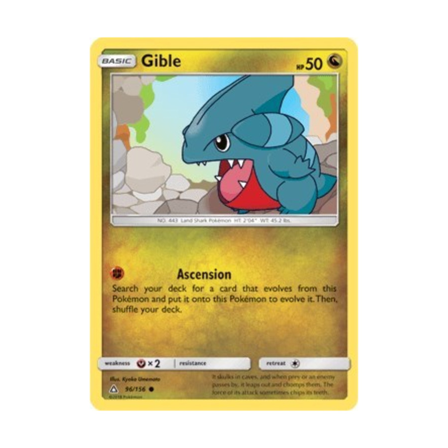 Gible Pokemon Card