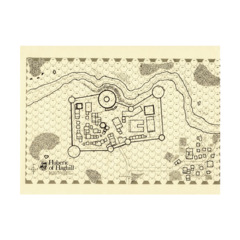 Hubric of Haghill Map - RPG Accessory - Noble Knight Games
