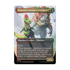 Itzquinth, Firstborn of Gishath (Borderless) (U) (Foil) - The Lost ...