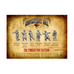 Pinkerton Faction Pack - Wild West Mini 32mm - Knuckleduster Miniatures ...
