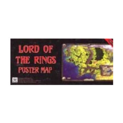 Lord of the Rings Poster Map - MERP 2nd Ed - Noble Knight Games