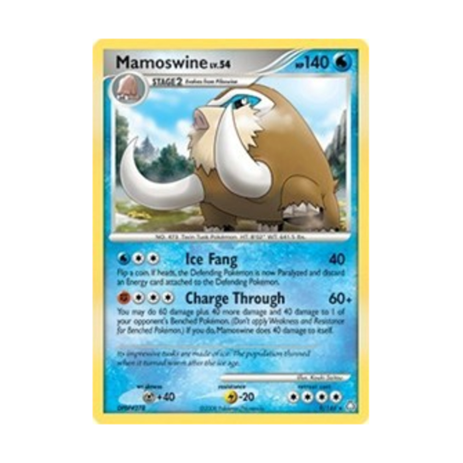 Pokemon Legends Awakened Mamoswine (HR) #9 (Holo) EX | eBay