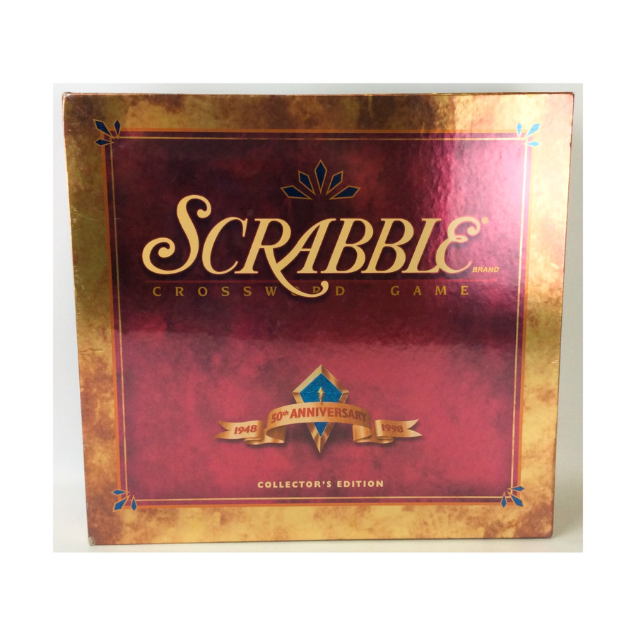 Scrabble 50th Anniversary Board Game Turntable Complete Collectors ...