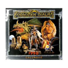 1990 Forgotten Realms Calendar - Forgotten Realms - TSR - Noble Knight ...