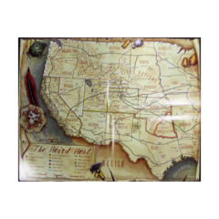 Map of the Weird West - Deadlands - Noble Knight Games