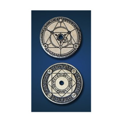 Wizard - Silver - Metal Coin - Drawlab - Noble Knight Games