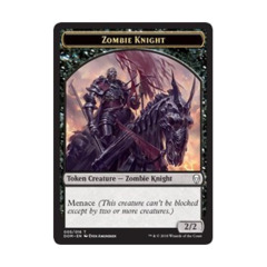 Zombie Knight Token (T) - MtG Dominaria - Wizards of the Coast - Noble ...